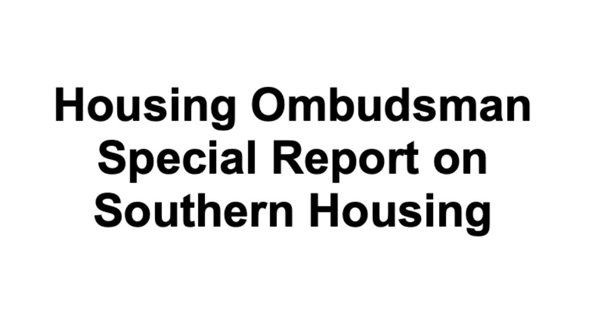 Southern Housing Ombudsman Report - Bexhill and Battle Labour Party